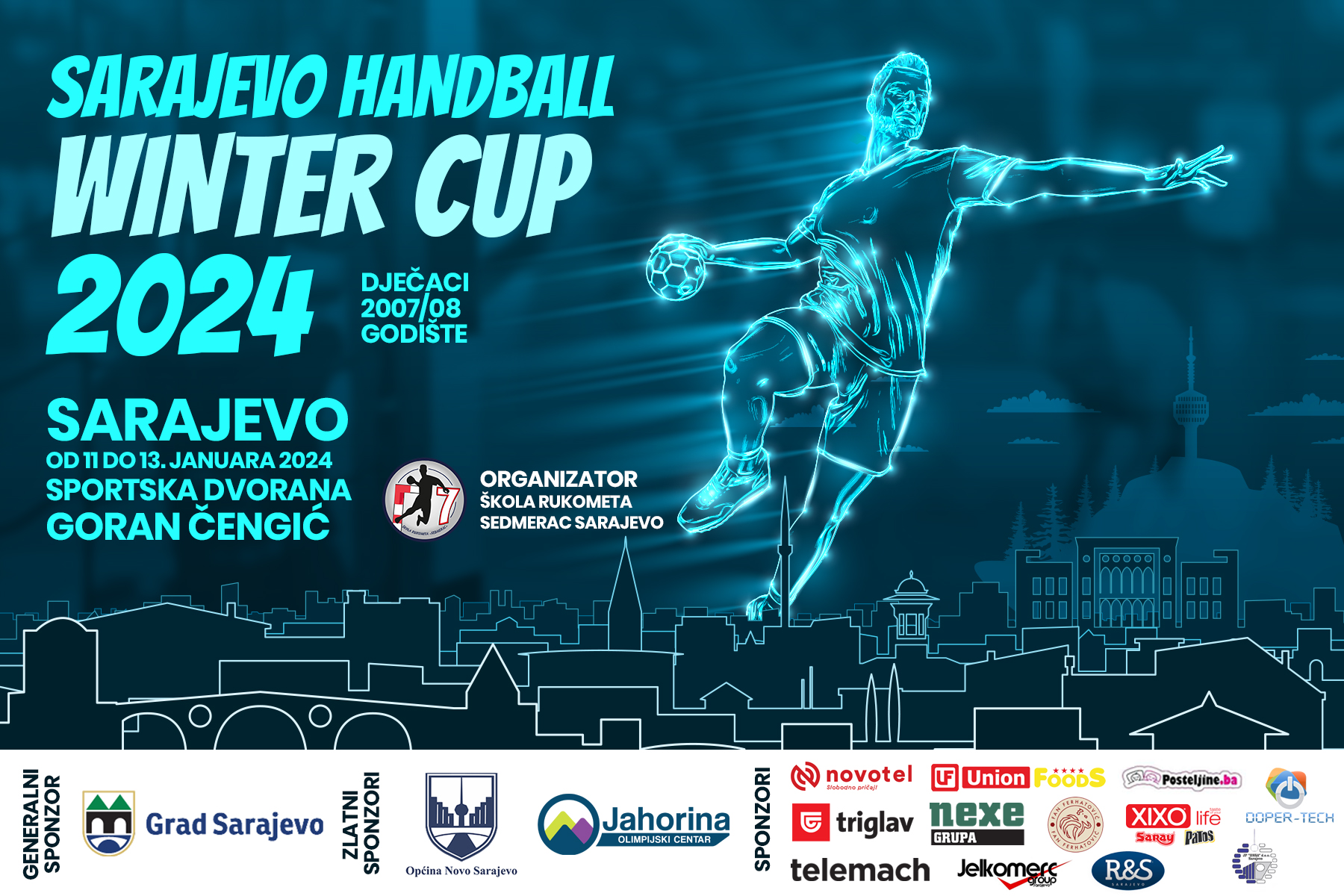 2. Sarajevo Handball Winter Cup 2024 | Sedmerac